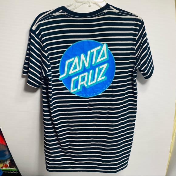 Santa Cruz Skateboards | Shirts | Santa Cruz Striped Tshirt Size Medium ...